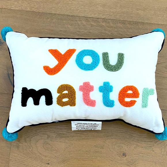 Christian Robinson | Other | Christian Robinson You Matter Decorative ...